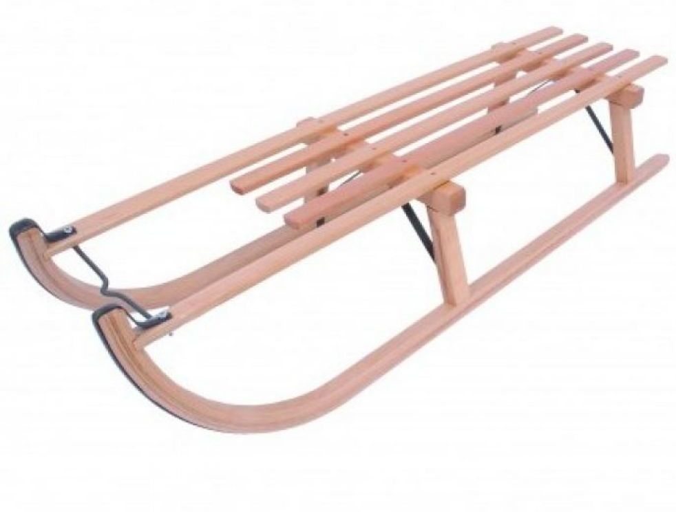 Davos 115 Traditional Sledge- Pack Of 4 - Wholesale Wooden Sledges