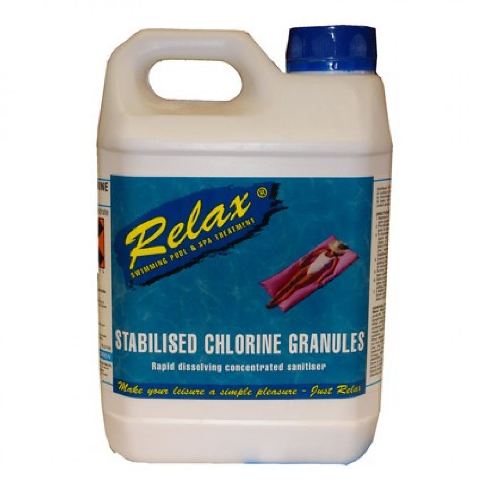 Stabilised Chlorine Granules 2Kg - Pool Cleaning & Chemicals