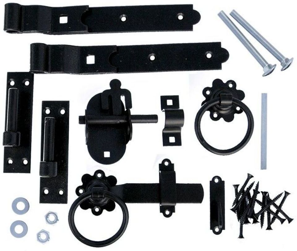 Ironmongery Set For Single Gates - Garden Gates