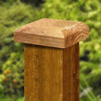 Timber Post Cap - Fence Posts and Caps