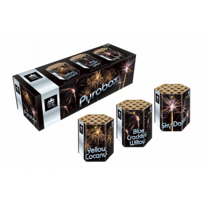 Pyro Box 3 Pack - 57 Shot Barrage - Multishot Barrages