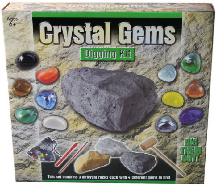 Crystal Gems Digging Kit with Bag - Craft Range