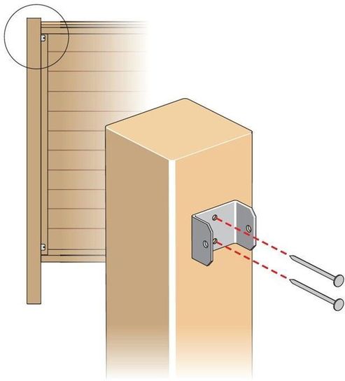 Metpost Trellis Clips 32mm- Pk.4 - Fencing Anchors and Fixings