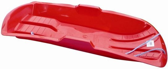 BobKat Red Plastic Sledge Toboggan
