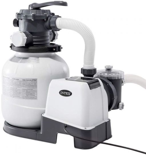 Intex Ultra XTR Rectangular Frame Pool Set 24ft x 12ft x 52in with Sand ...