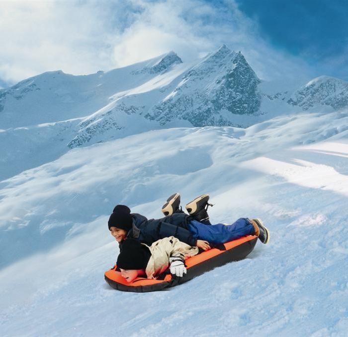 Snow Speed Flash 1 Orange Inflatable Sledge Toboggan - Inflatable Sledges