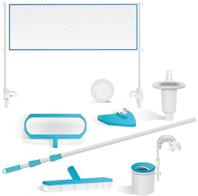 Intex Ultra XTR Rectangular Frame Pool Set 24ft x 12ft x 52in with Sand ...